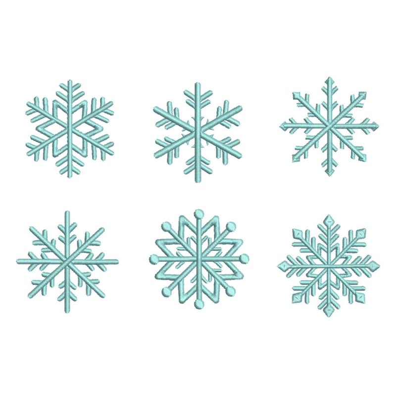 Snowflake Embroidery - Etsy