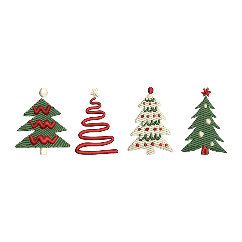 Christmas Tree Embroidery Design, Merry Christmas Embroidery Machine ...