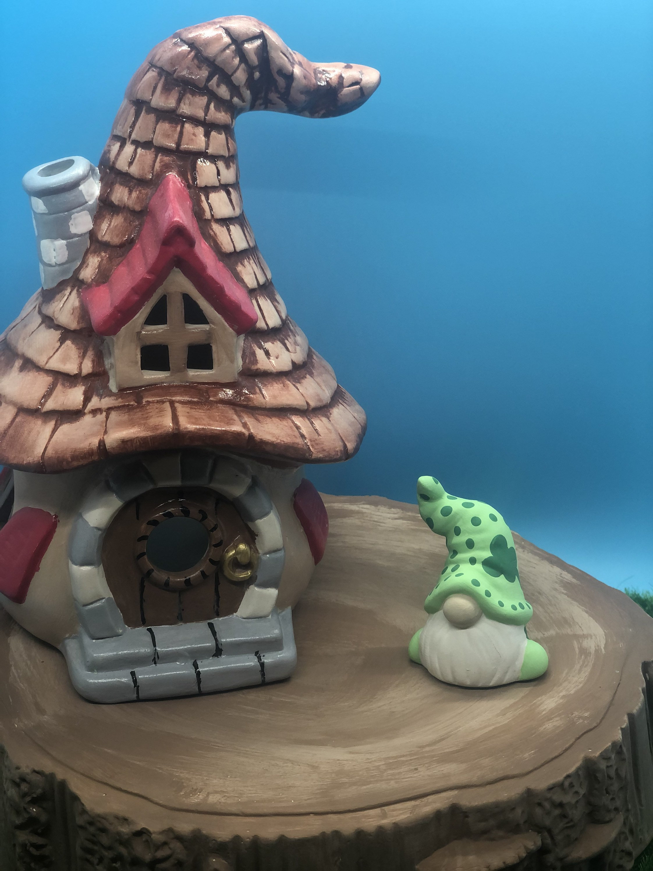 Lucky modern gnomegarden gnome custom gnomeoutdoor or | Etsy