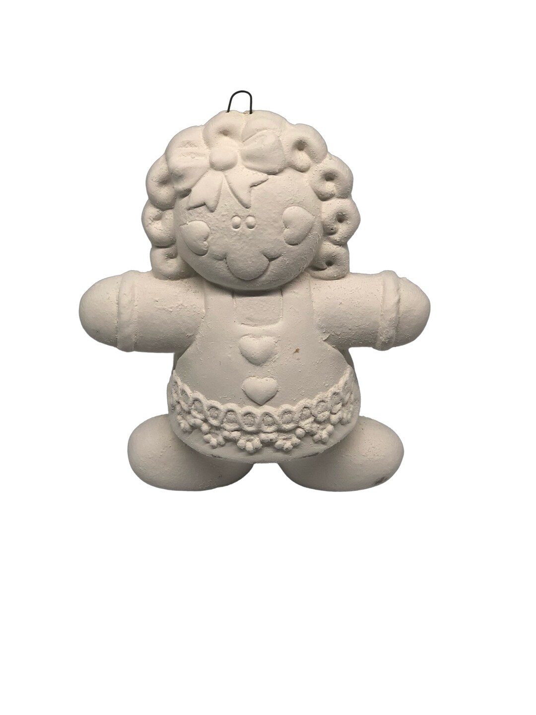 The Lovable Gingerbread Girl Ornament - Paint Your Own Adorable Ceramic ...