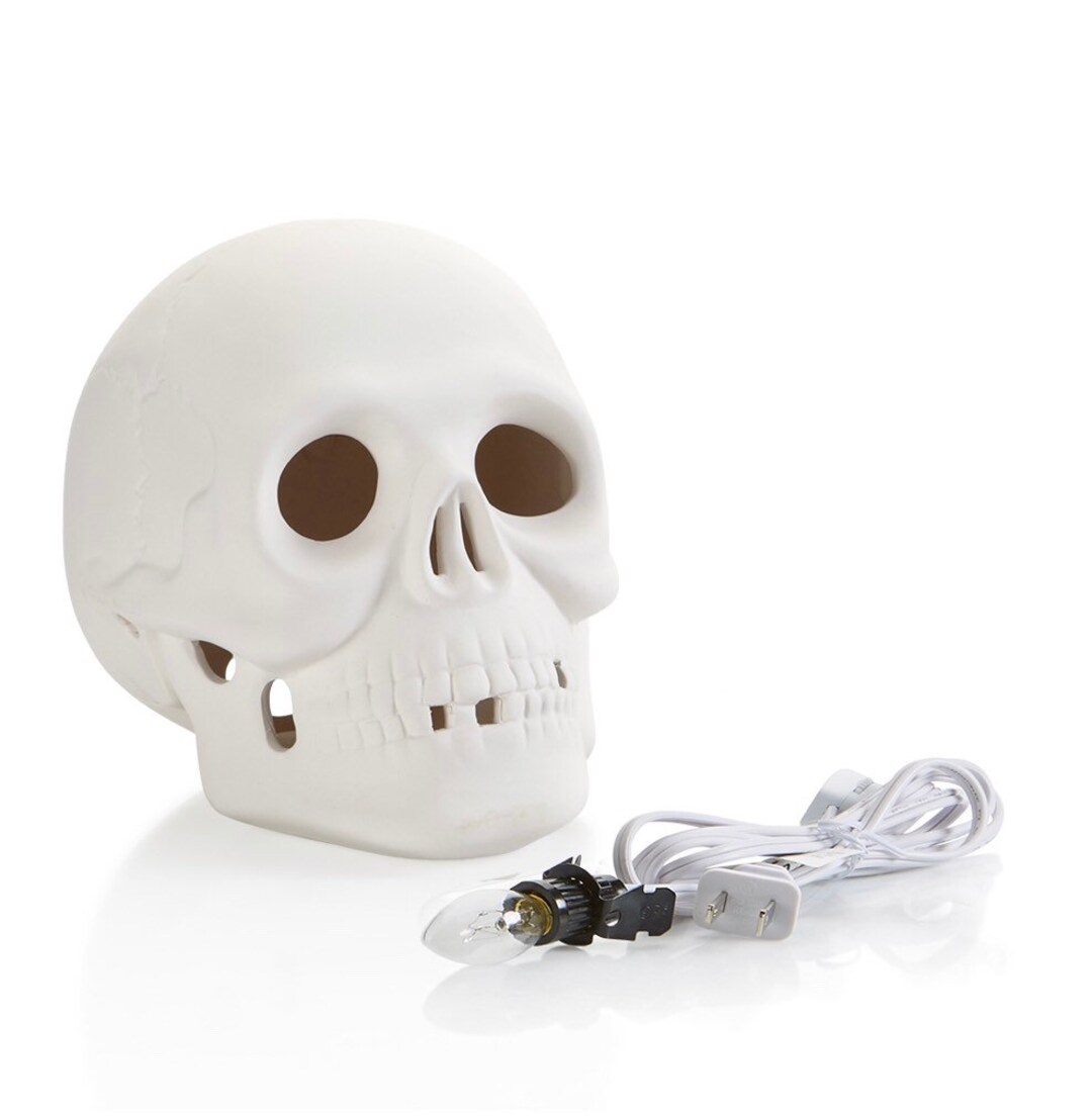Light up Skull - Paint Your Own Ceramic Keepsake - Etsy