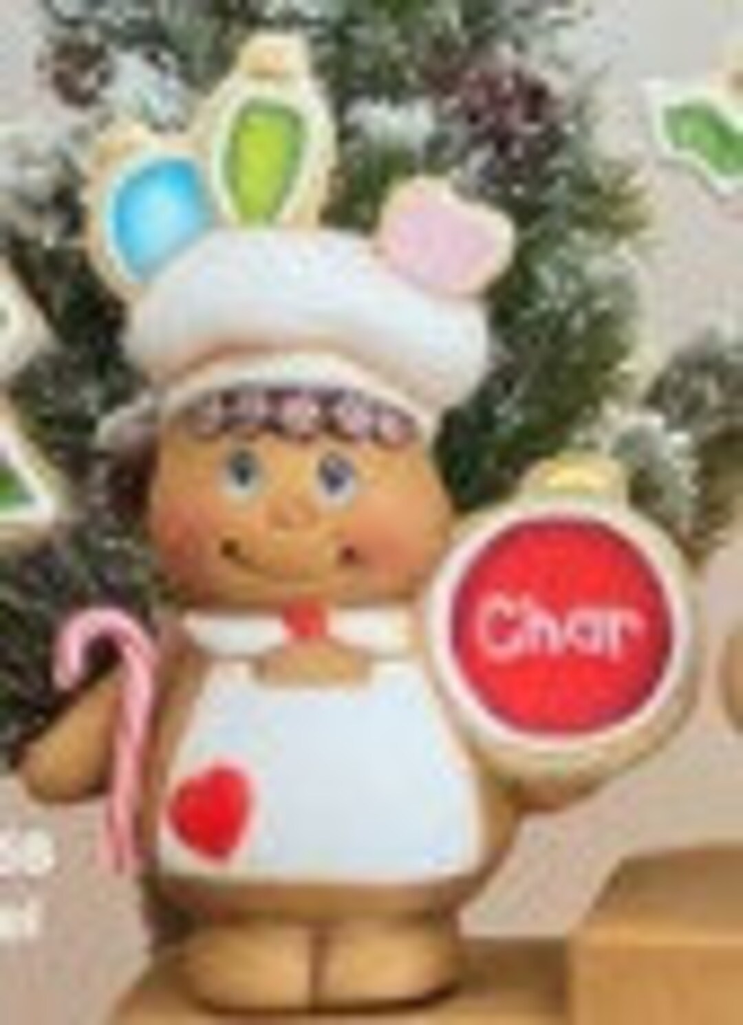 The Lovable Gingerbread bulb Paint Your Own Adorable Ceramic Keepsake ...