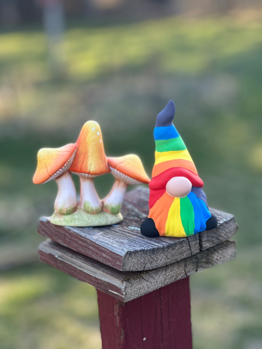 Rainbow Modern Gnome, Gnome, Garden Gnome,custom Gnome,outdoor or ...