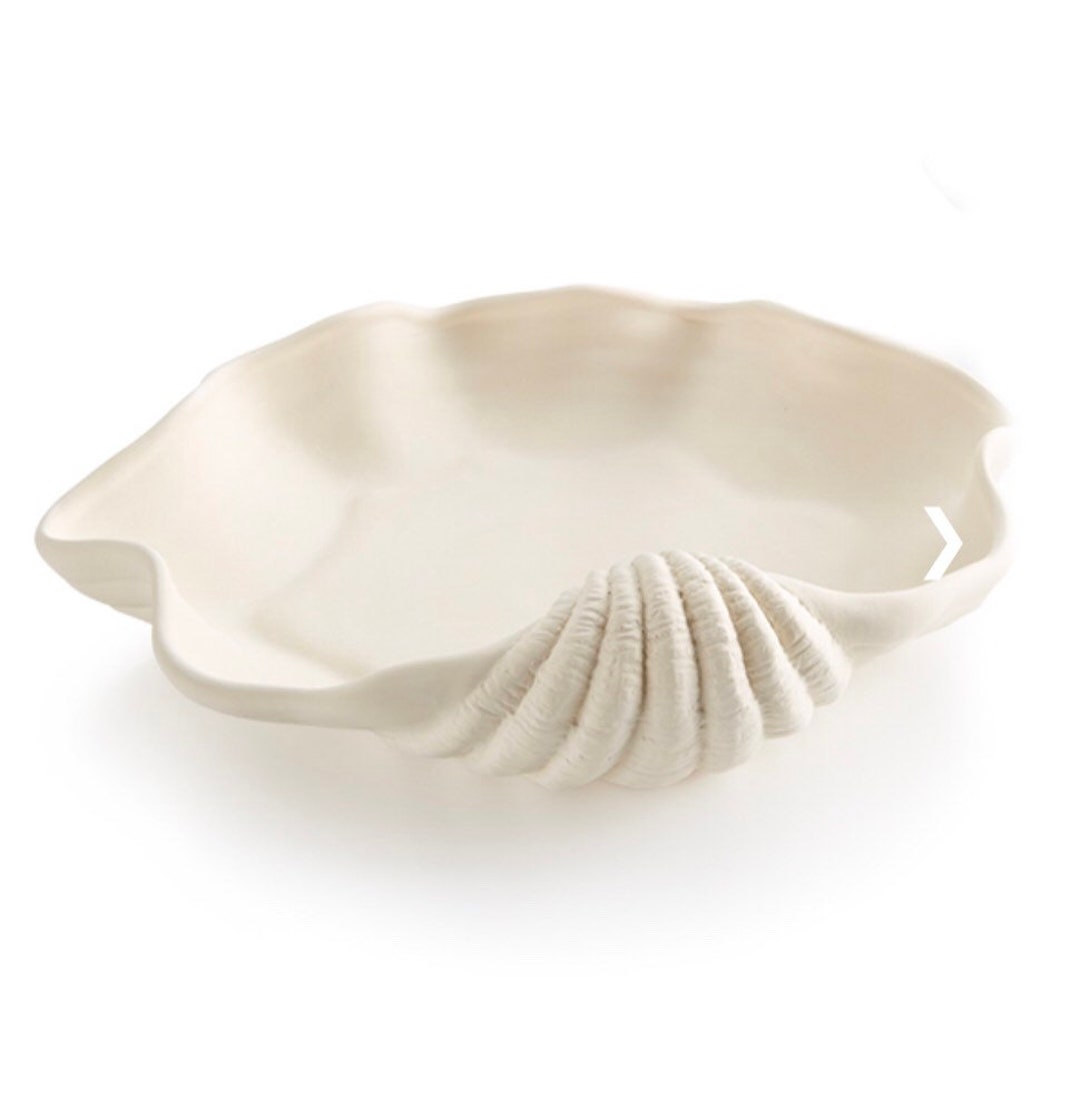 The Elegant Clam Bowl, Shell Bowl Paint Your Own Ceramic Keepsake - Etsy