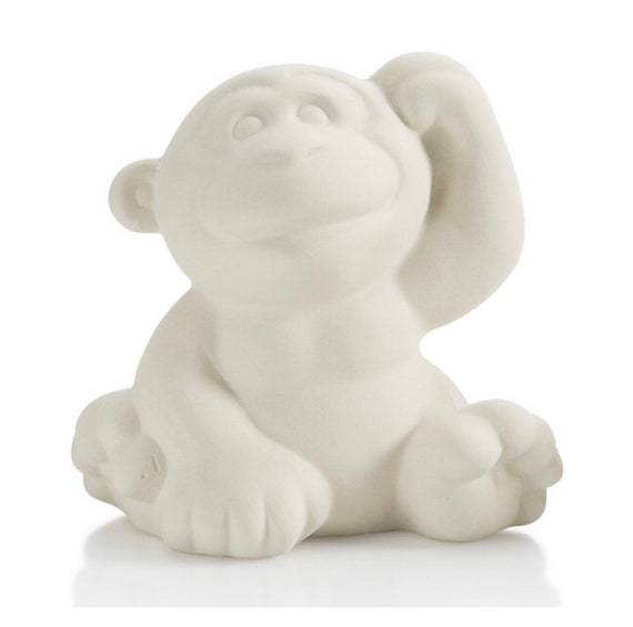 The Lovable Monkey Paint Your Own Adorable Ceramic Keepsake | Etsy