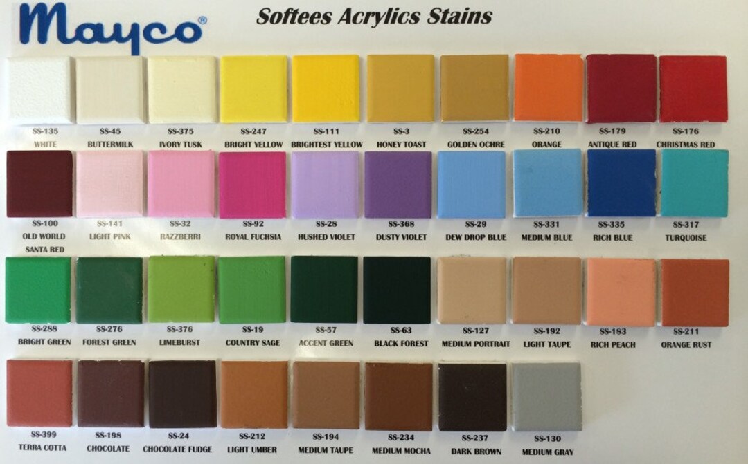 No Fire Pottery Paint - 1/4 Oz, 1 Oz or 2 Oz Bottle - Acrylic Paint ...