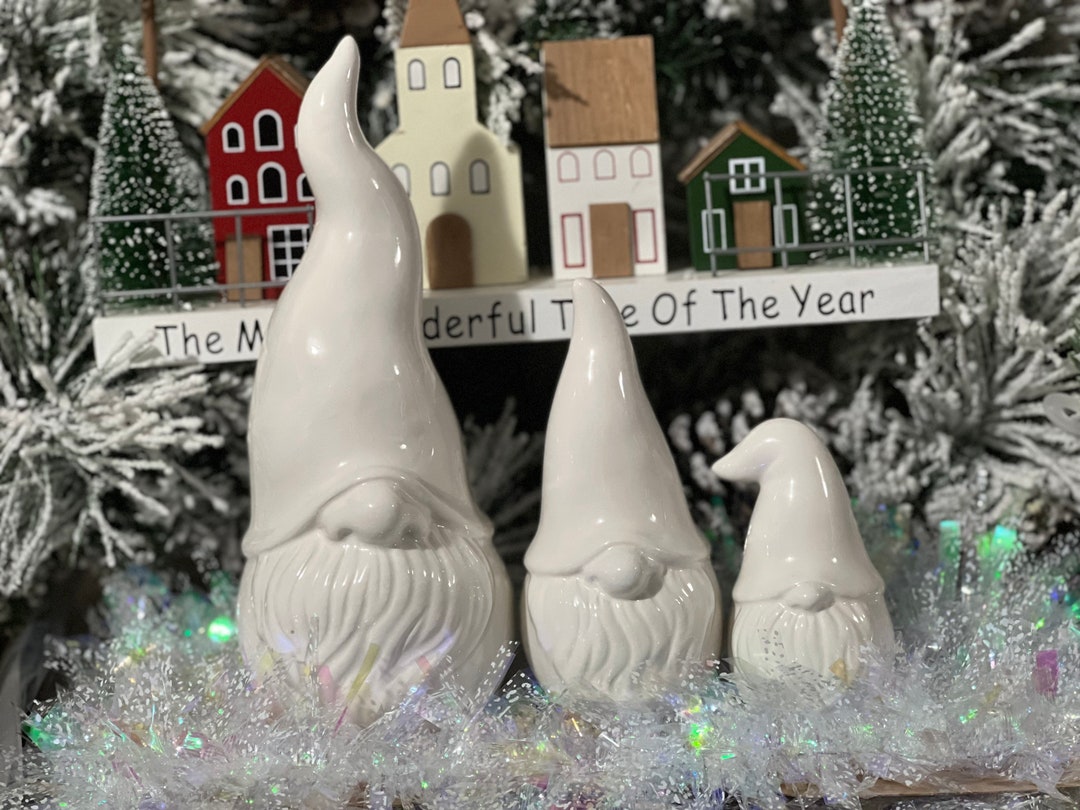 Contemporary Gnomes - Set of 3 or Individual - Garden Gnome Home Decor ...