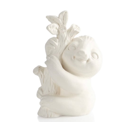 The Lovable Sloth Paint Your Own Adorable Ceramic Keepsake - Etsy