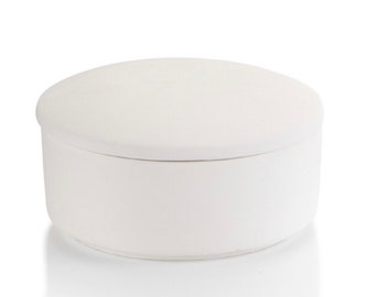 Round Ceramic Box | Etsy