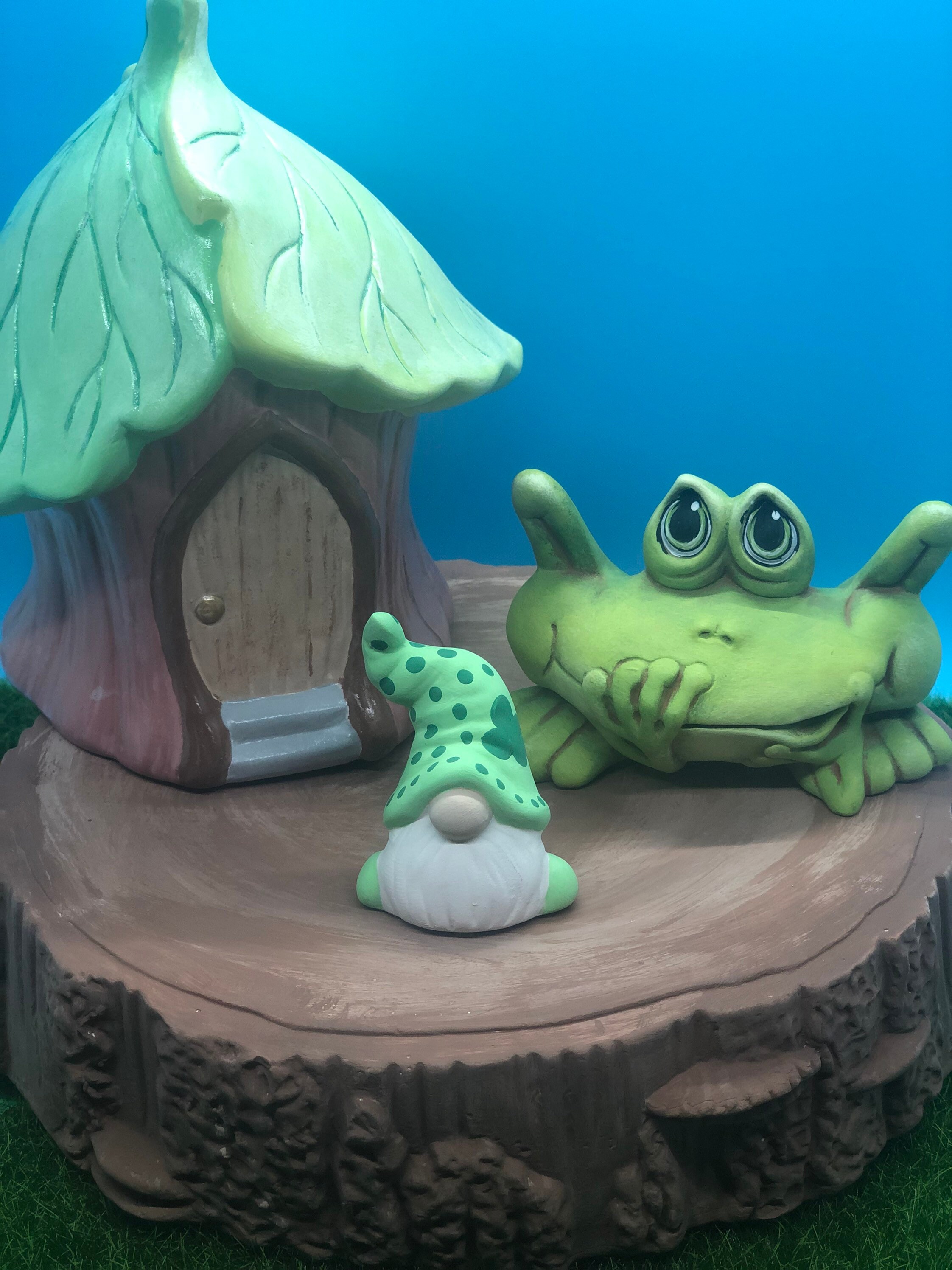 Lucky modern gnomegarden gnome custom gnomeoutdoor or | Etsy