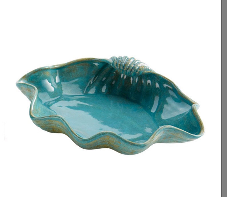 The Elegant Clam Bowl Shell Bowl Paint Your Own Ceramic - Etsy