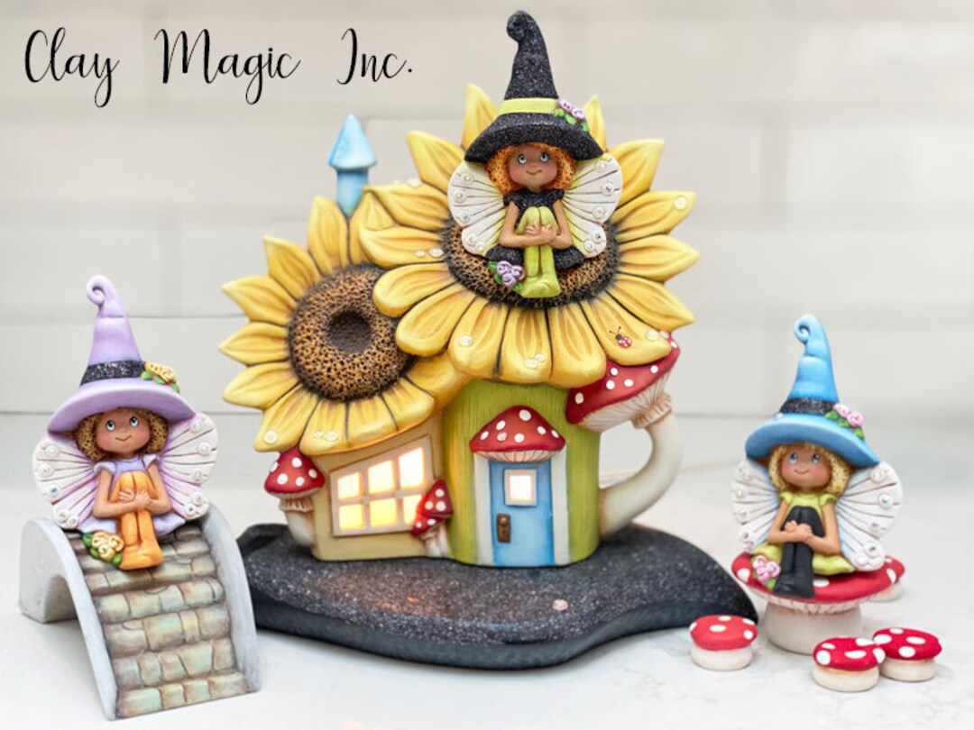 Clay Magic Pages 278 and 279 - UNPAINTED - Paint Your Own Adorable ...