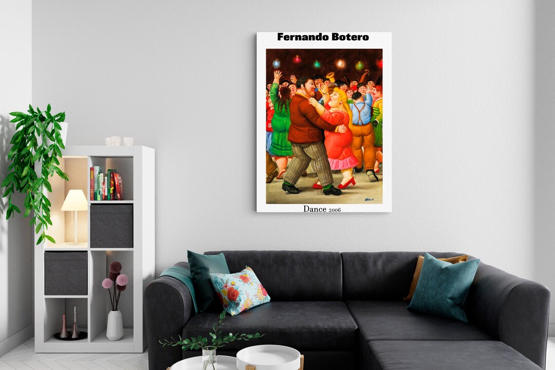POSTER Fernando Botero Opera Di Fernando Botero dance, 2006 Wall Art ...