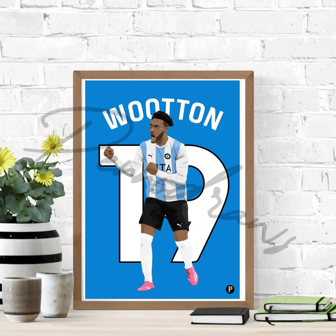 Stockport County Kyle Wootton Print - Etsy