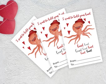 Octopus Valentine - Etsy