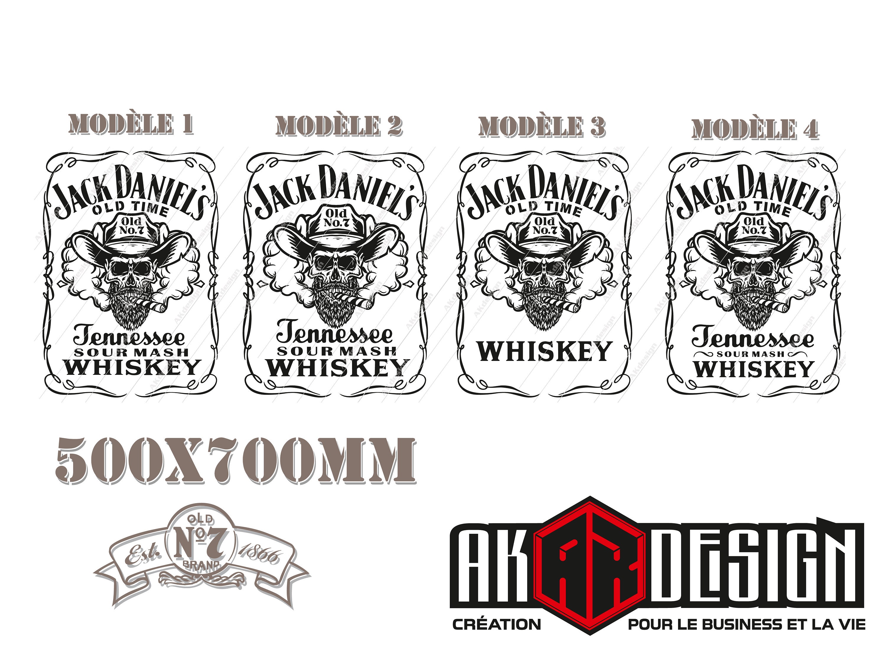 Jack Daniel's Adhesive Sticker. - Etsy