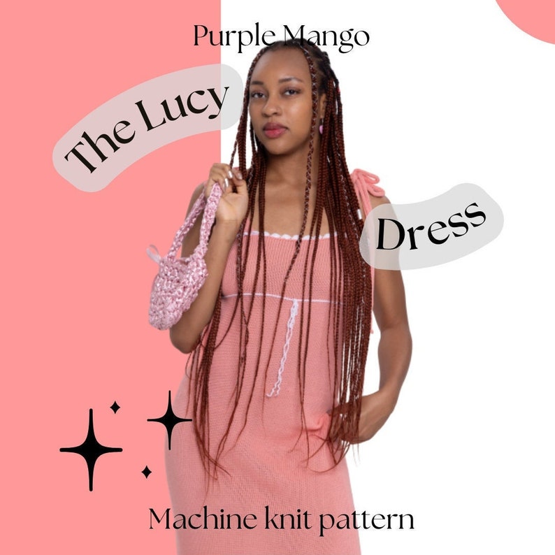 Lucy Dress Machine Knit Pattern - Etsy
