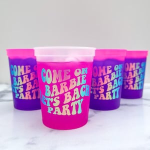 Custom Bachelorette Party Cups | Color Changing Reusable Cups | Pool ...