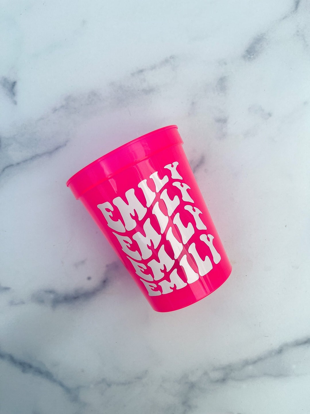 Personalized Party Cups in Multiple Colors and Designs for Weddings ...