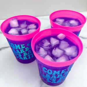 Custom Bachelorette Party Cups | Color Changing Reusable Cups | Pool ...