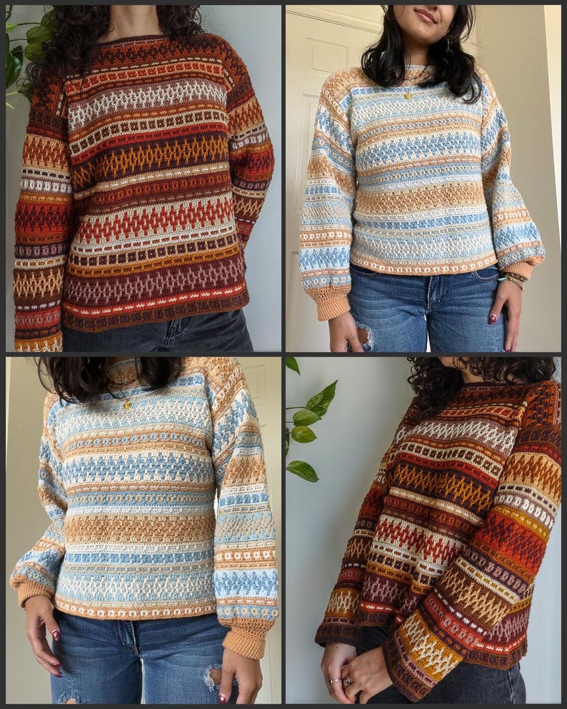 The Tesserae Jumper PDF Pattern - Etsy