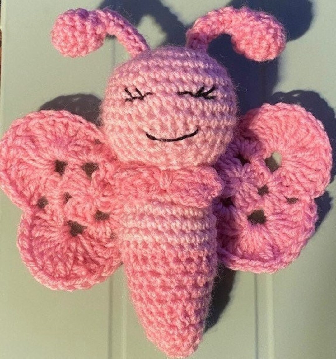 Crib Buddies - Butterfly - Baby Plush Toy - Stuffed Rattle - Sensory ...