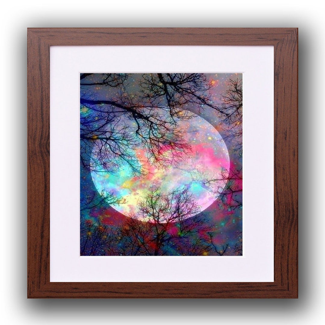 Dark Oak Photo Frame With Mounts Wooden Effect Square Picture Frames ...