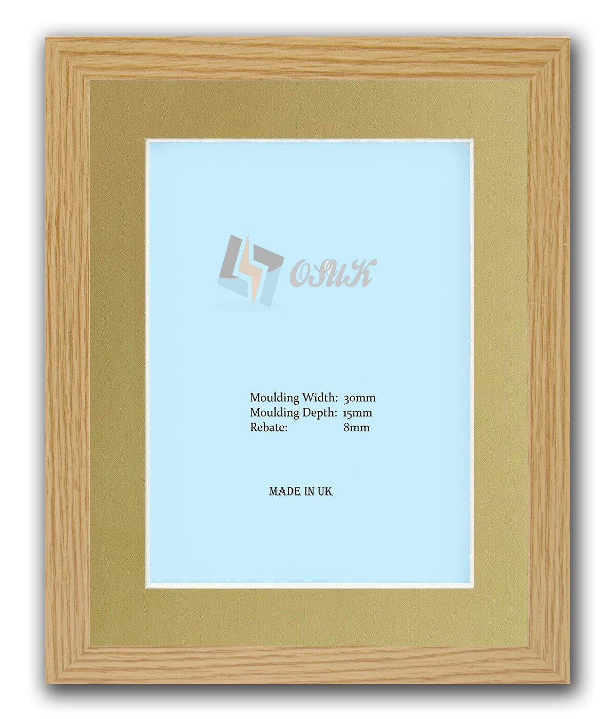 Oak Photo Frame Picture Frame Wooden Effect A1 A2 A3 A4 A5 - Etsy UK