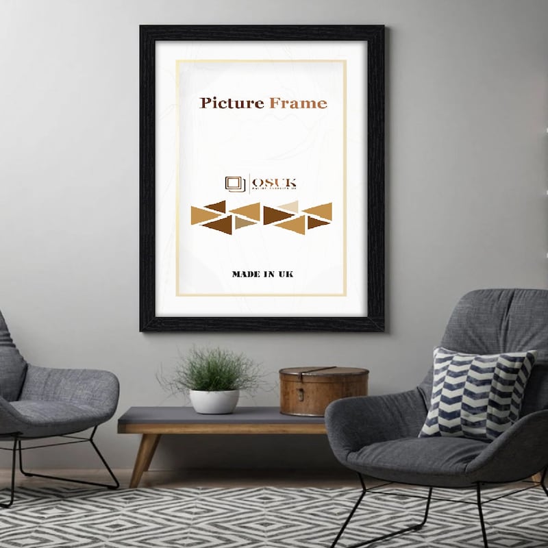 Black Wooden A1 Frame - Etsy UK