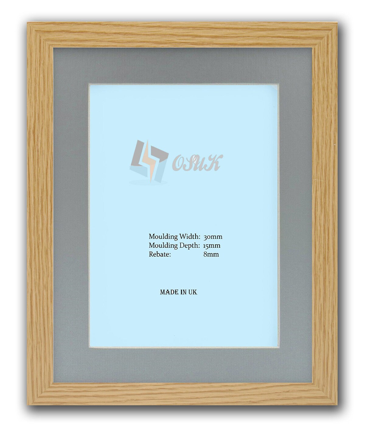Oak Photo Frame Picture Frame Wooden Effect A1 A2 A3 A4 A5 - Etsy UK