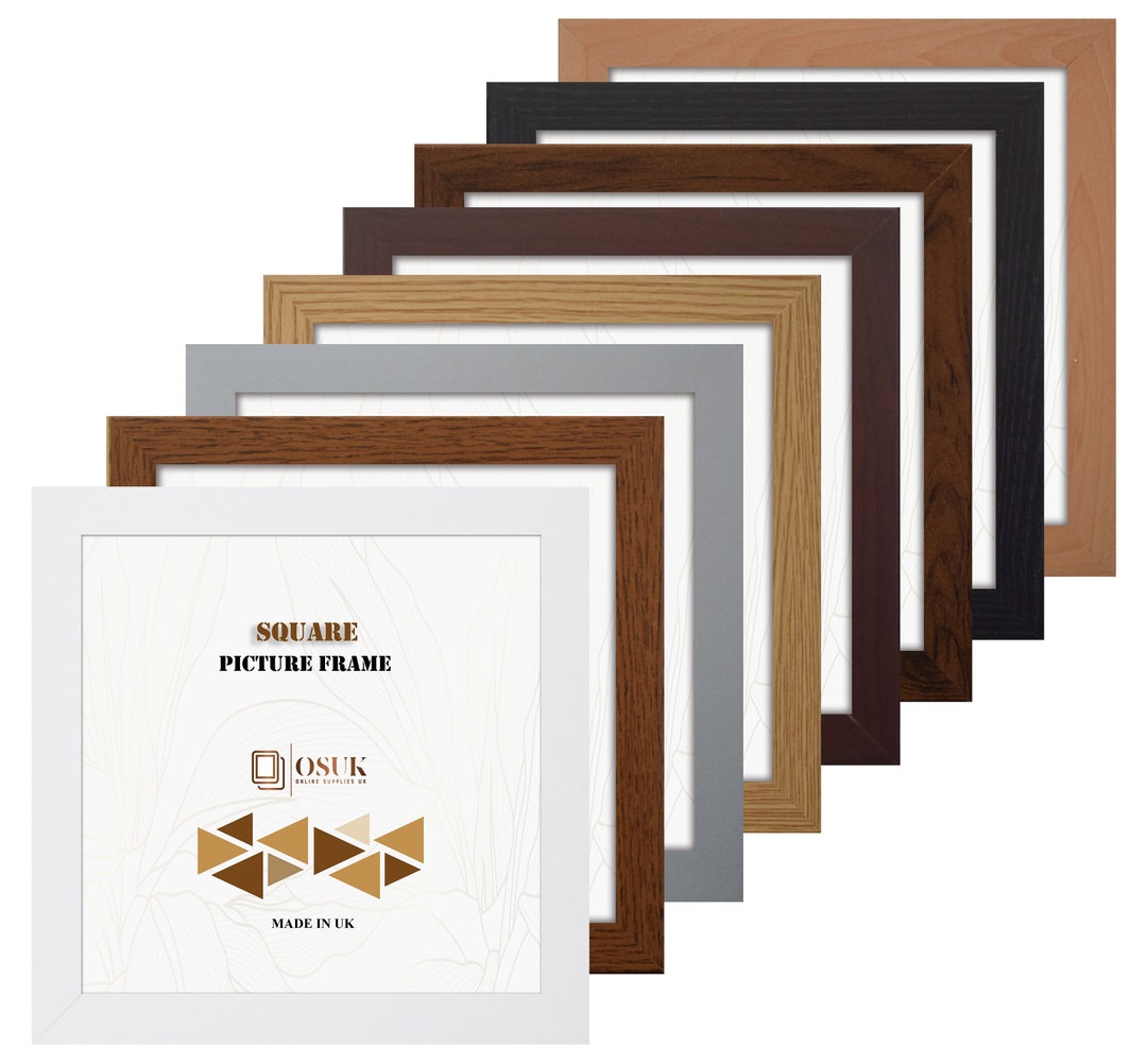 Modern Square Picture Frame - Handmade Classic Photo Frames - Wooden ...