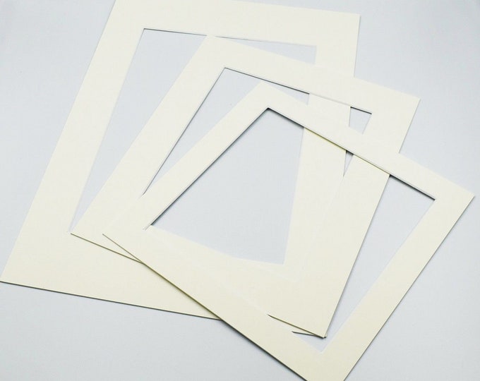 Bevel Cut White Mount Board for Picture Frame Photo Frame 1300 Microns ...
