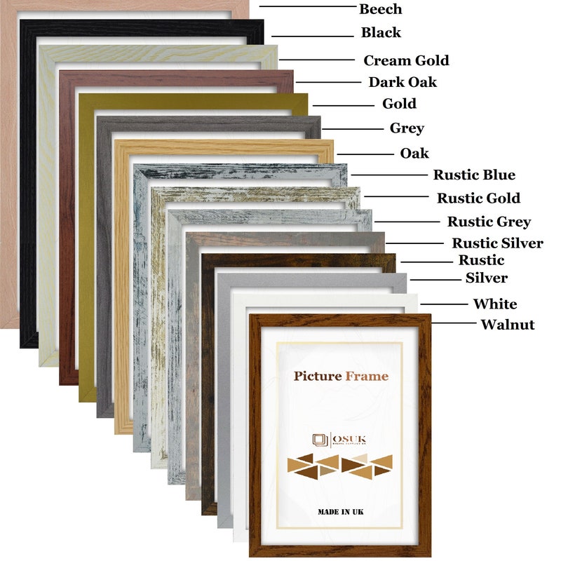 Picture Frame Table Top Gold - Etsy UK