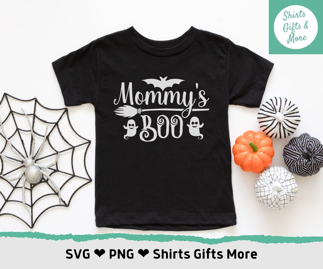 Mommy's Boo SVG & PNG, Kids Halloween Toddler Shirt Design, Children's ...