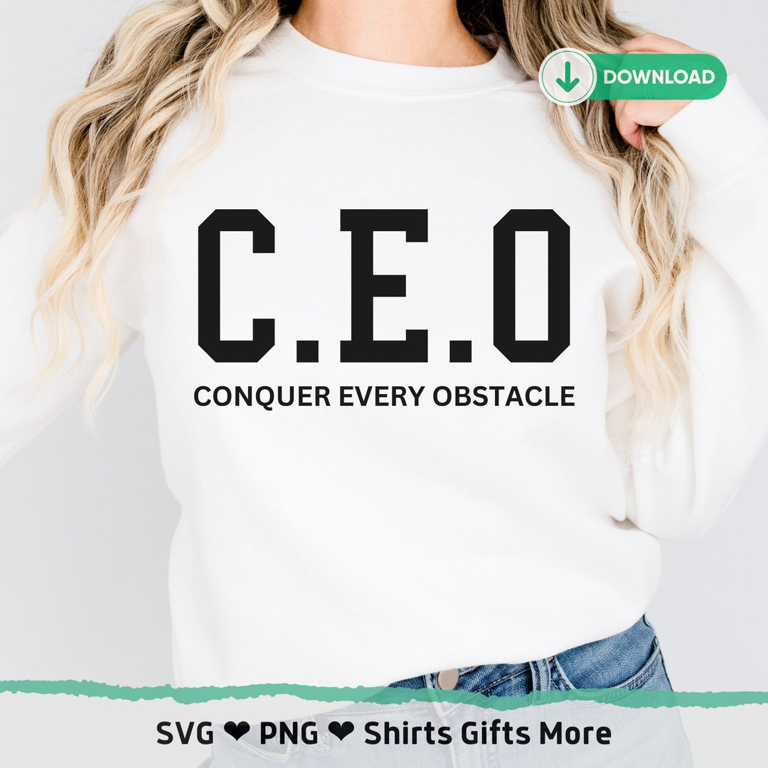 CEO SVG & PNG, Girl Boss Svg for Cricut, Hustle Svg, Entrepreneur Svg ...