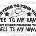 Yeehaws and Hellnaws Svg & Png Funny Cowboy File Yee Haw - Etsy