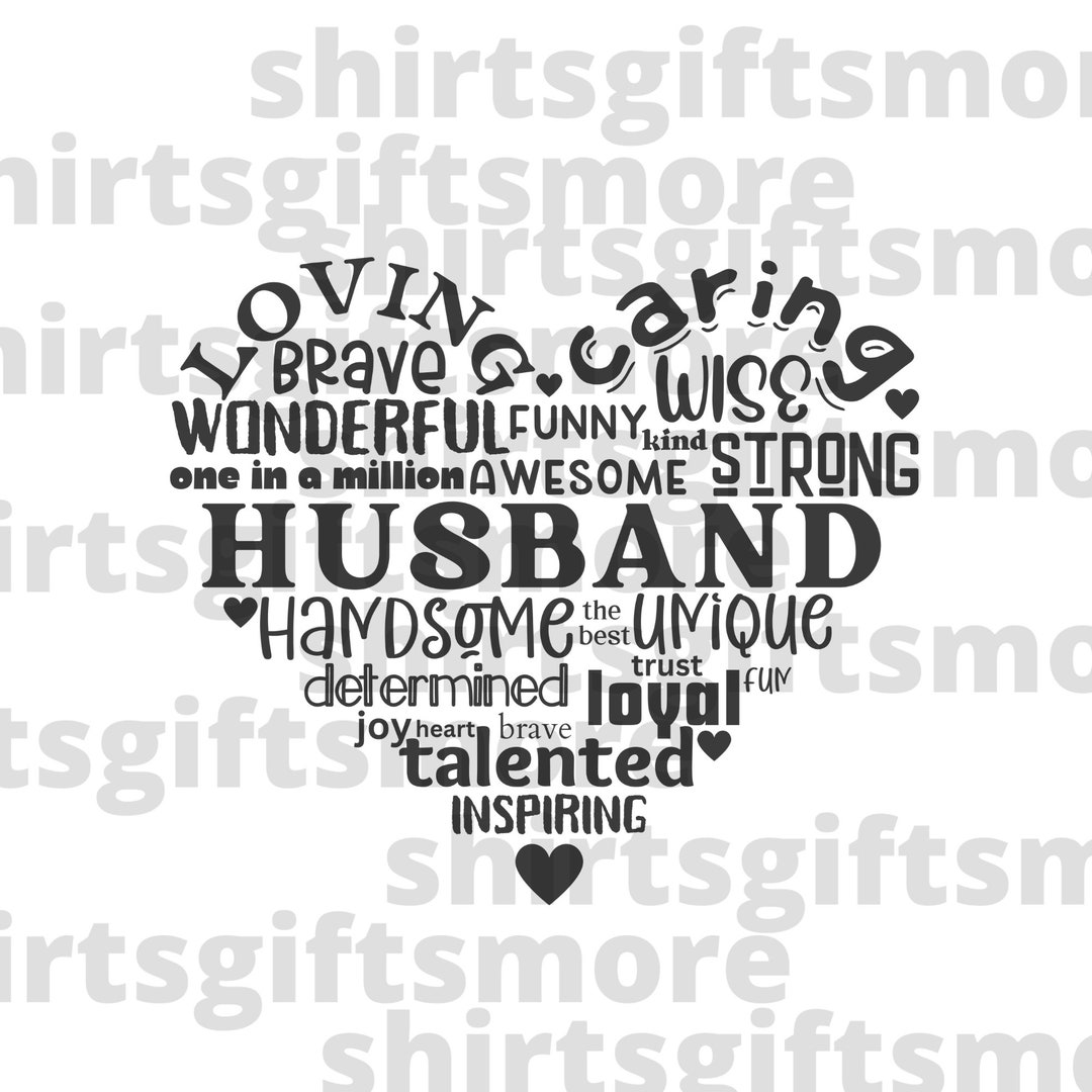 Husband SVG & PNG Mens Svg Cut File for Cricut, Gift for Him, Fiancé ...