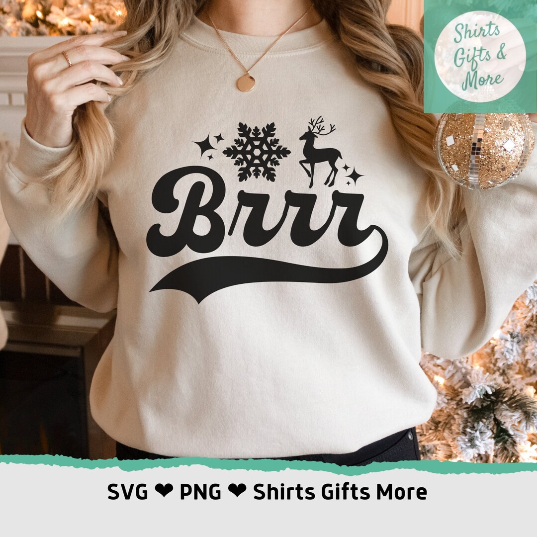 Brrr SVG & PNG for Winter Sweater Weather, Snow Svg, I'm so Cold File ...