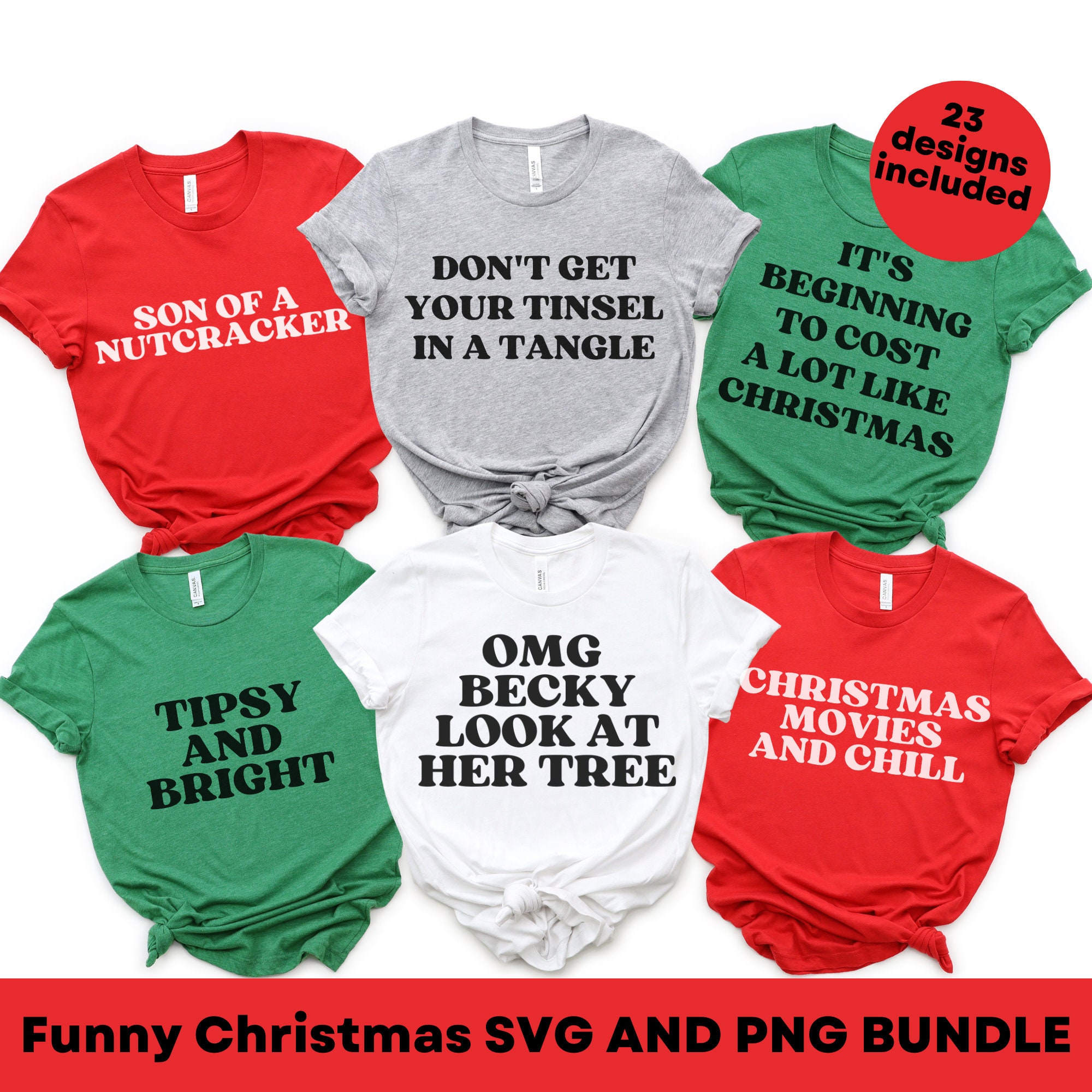 Funny Christmas PNG Bundle Family Christmas Shirt Hilarious - Etsy