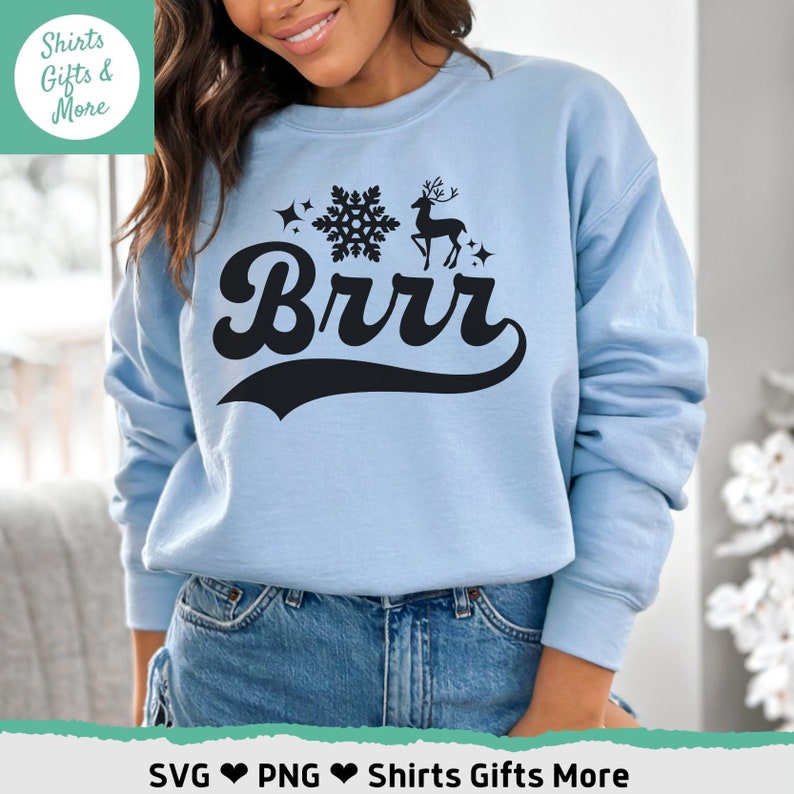 Brrr SVG & PNG for Winter Sweater Weather, Snow Svg, I'm so Cold File ...