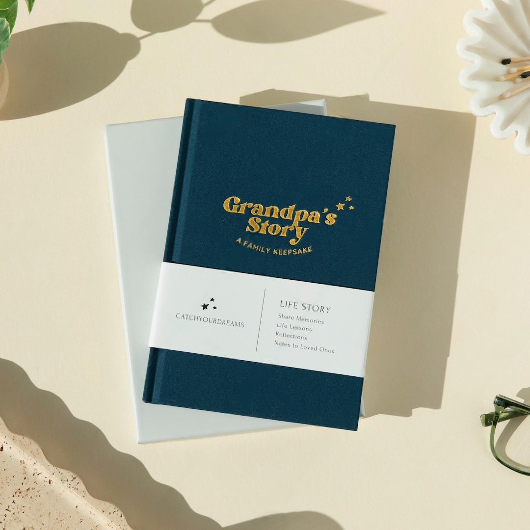 Grandpa's Story Journal: Family Keepsake With Prompts - Etsy