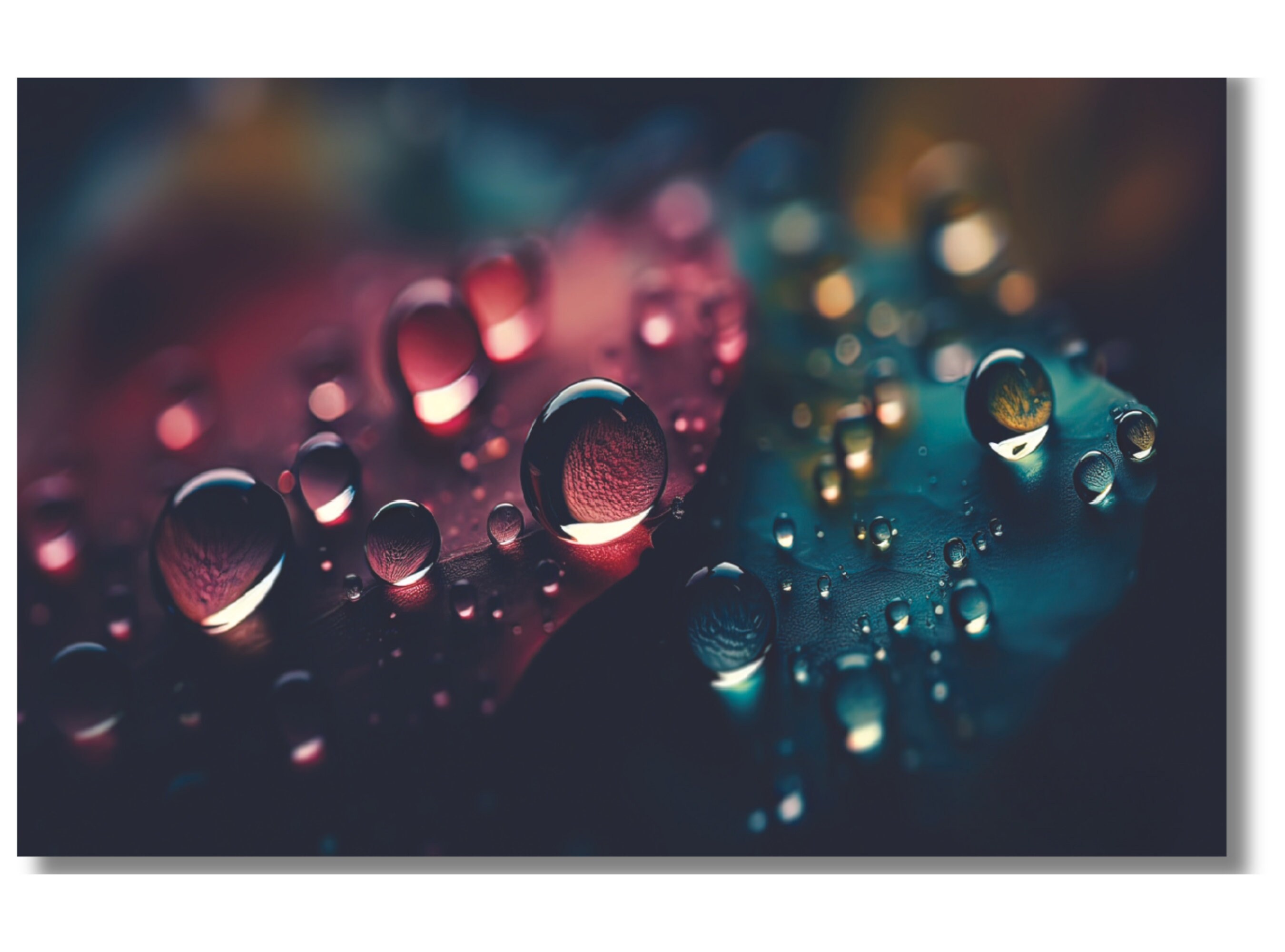 Water Drops 5/32 Kitchen Glass Backsplash, Tempered Glass Kitchen Decor ...