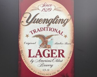 Yuengling Beer Sign | Etsy