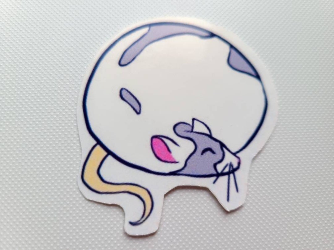 Happy Napping Rat/ Rat Sticker/ Vinyl Sticker/ Glossy Sticker - Etsy