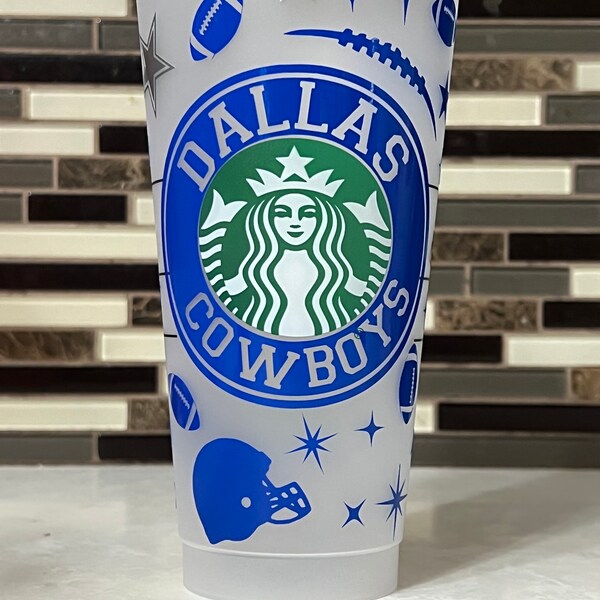 Dallas Cowboys Starbucks Cup Svg - Etsy