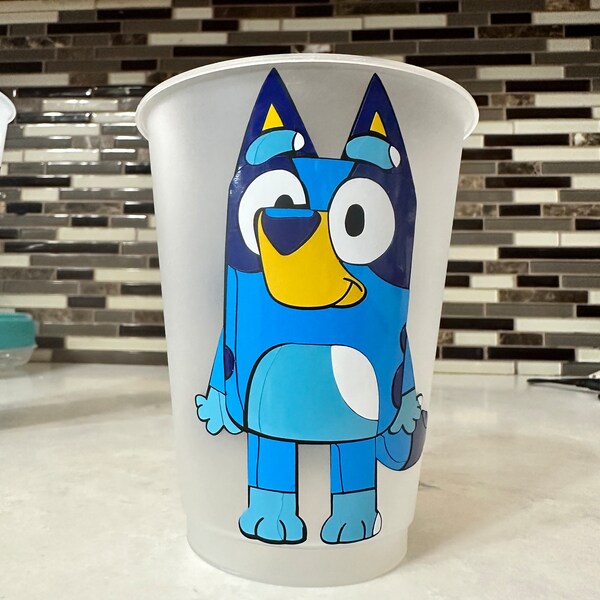 Plastic Straws for Tumblers Bluey - Etsy