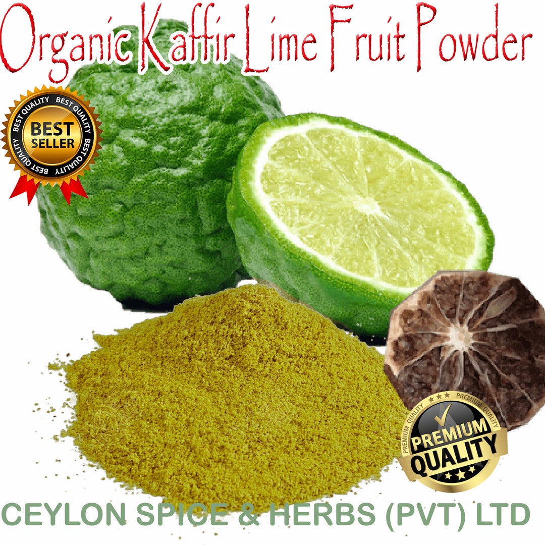 Kaffir Lime Powder, Organic Kaffir Lime Fruit Powder 1 KG BULK ,freshly ...