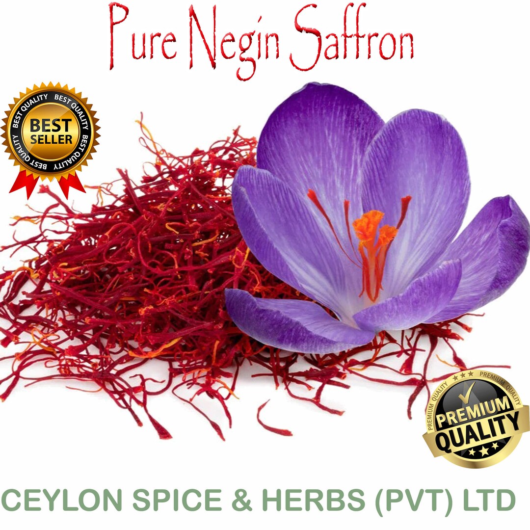 Saffron, Organic Natural Premium High Quality Saffron, 277.14 ISO Grade ...