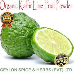 Kaffir Lime Powder, Organic Kaffir Lime Fruit Powder 1 KG BULK ,freshly ...