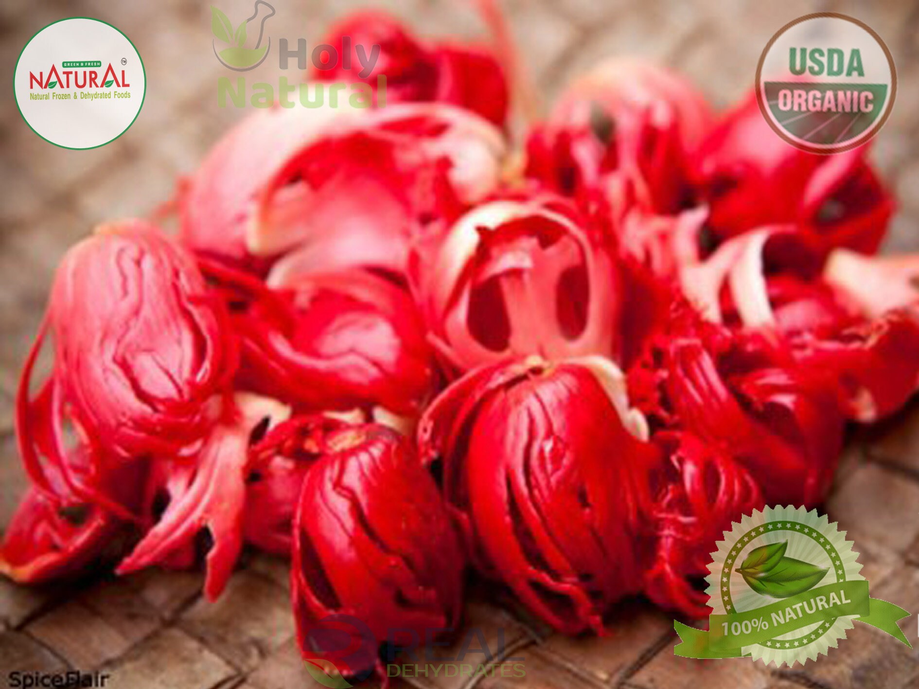 Mace Powder Mace blades Pure Organic Mace hole/cut and | Etsy